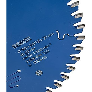 Bosch 2608644133 EXTRH 6.5" x 20mm 48T Circular Saw Blade Top Precision
