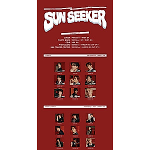 Sun Seeker CRAVITY Album [Digipack ver. (WOOBIN ver.)]+Pre Order Benefits+BolsVos K-POP Inspired Digital Planner, Digital Sticker Pack (6TH Mini Album)