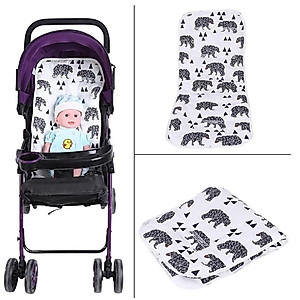 LXLUOO Baby Stroller Seat Liner,Stroller Mat，Infant Cushion Pad， Universal Seat Cushion Pad for Pushchair Buggy and Car Seat (C)
