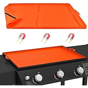 Silicone Griddle Mat for Blackstone 28 Inch Griddle Top,Heavy Duty Food Grade Silicone Cover for Blackstone,Griddle Accessories for Blackstone(28 Inch Includes Magnets)