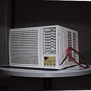 48V DC battery powered Window Air Conditioner 9,000 BTU/h Heat Pump (48V DC 9000 BTU/h)