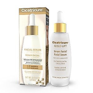 Cicatricure Gold Lift Facial Serum with Lifting Effect for Face, Neck & Chest, Anti Aging Skin Care, Hydrating, Firming & Tightening, Smoothes Facial Lines, 0.9 Oz