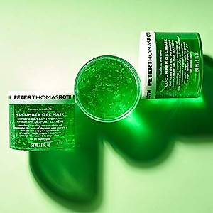 Peter Thomas Roth | Cucumber Gel Mask | Extreme De-Tox Hydrator, Cooling and Hydrating Facial Mask, Helps Soothe the Look of Dry and Irritated Skin, 5 fl oz (Pack of 1)