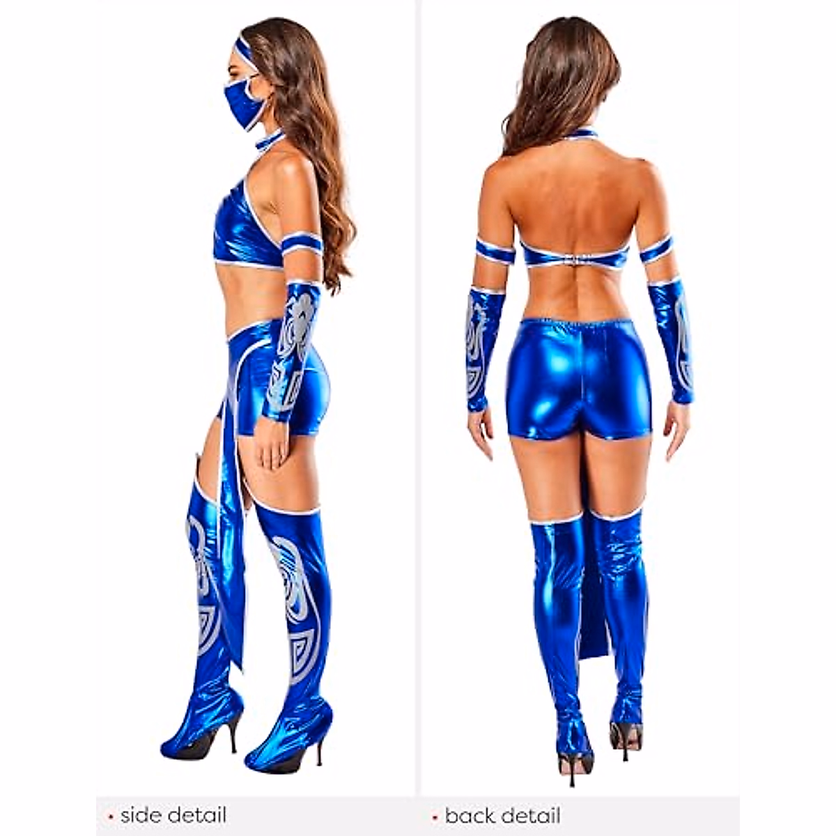 Secret Wishes womens Mortal Kombat Kitana Party Supplies, Blue, Small US