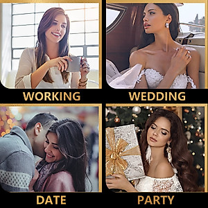 Larbois 7 Pairs False Eyelashes, Fluffy Dramatic Fake Eyelashes Strips Cross Soft Natural Faux Mink Lashes 3D Volume Reusable Wispy Lashes Pack