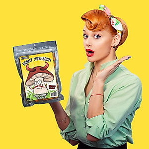 Horny Mushroom Gourmet Trail Mix - Premium Food Gifts for Men - Funny Gag Gift for Mushroom Lovers - Spicy Snack Basket Idea for Adults - Stocking Fillers Women