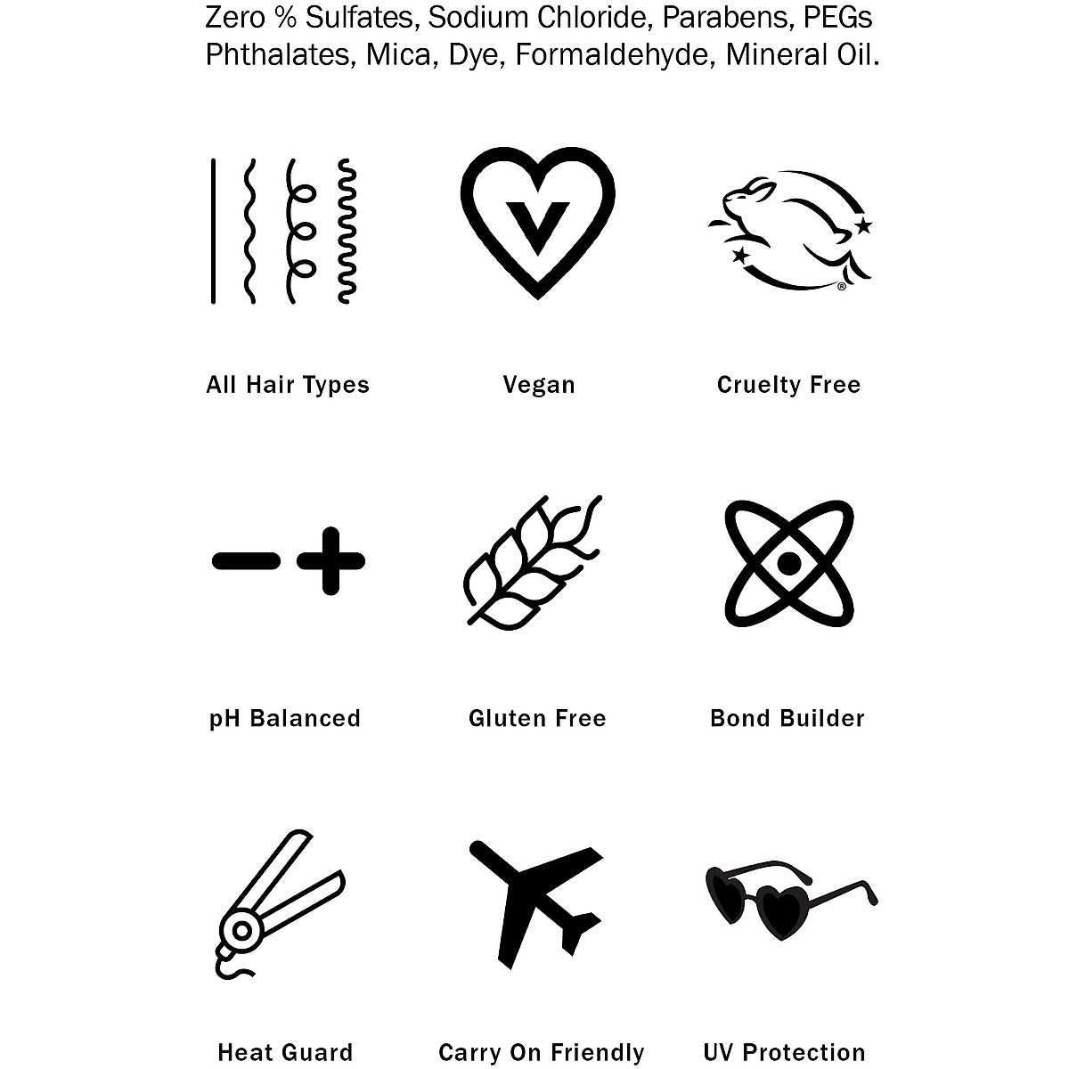 Roze + Quartz® Super 7 Leave-In Conditioner • Seven Benefits for All Hair Types (3.3oz)