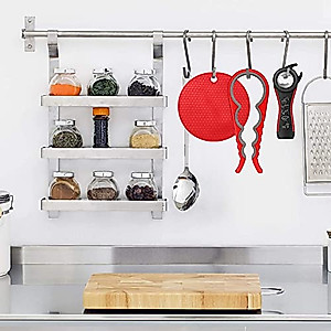 YAOGNAHS Jar Opener Multi Function Bottle Opener Kit Can Opener with Non Slip Gripper Pad