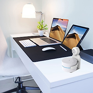 VOMA Outlet Wall Mount Compatible with Google WiFi Mesh [2020 Model] and Google Nest WiFi Router [2nd Generation] 4x4 AC2200, No Messy Wires | Space Saving | Easy Installation White