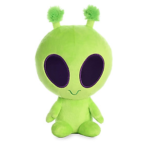 Aurora® Interstellar Galactic Cuties™ Twitch Light Up Alien Stuffed Animal - Cosmic Companions - Illuminating Fun - Green 8 Inches