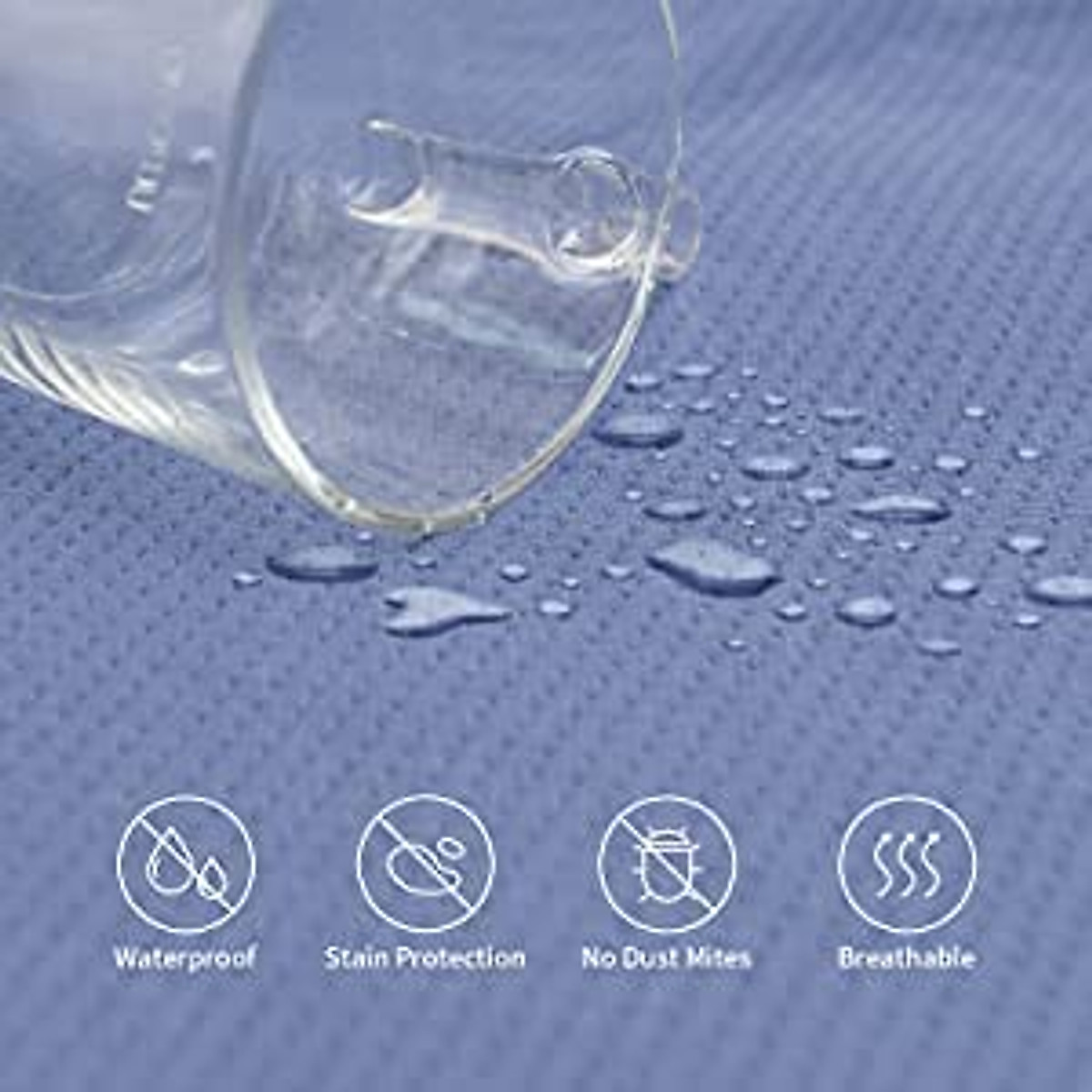 Mielmooncare 7-Inch Waterproof No-Springs Bed Mattress Eco-Barrier,Clean&Body,Supportive Spinal,Indoor-Outdoor Friendly,Flippable,One Breeze (Full, 6 ")