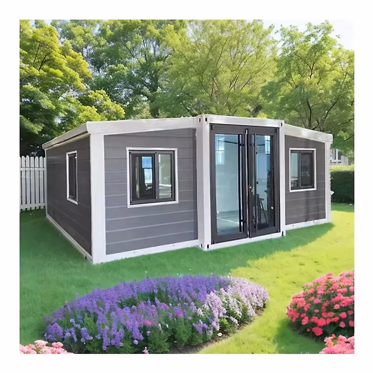 Fast Build Prefab House Container 20ft 40ft Modular Folding Container House Camping Foldable Small Tiny Container House Home Office