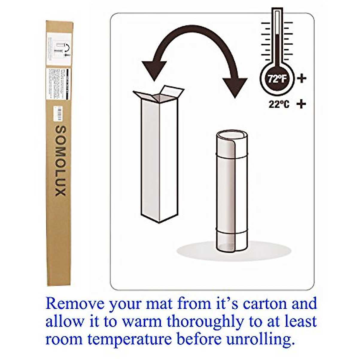 Office Chair Mat for Hardwood Floor by SOMOLUX Computer Desk Swivel Chair PVC Plastic Mat Clear Oversized and Rolling Delivery, Protect Hard Flooring in Home and Office 48 x 36 x 1/16 inches Rectangle