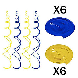 Tifeson Ramadan Mubarak Decorations Hanging Swirls - 36 Pcs Eid Mubarak Ceiling Foil Swirls for Eid Al-fitr Party Decorations Supplies