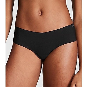 Victoria's Secret PINK Women's No Show Cheekster Underwear, Panties for Women, Neutral, (S)