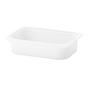 Ikea TSSP Storage box, white 42x30x10 cm
