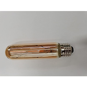 CTKcom T10 E26 Amber LED Light Bulb,Smooth Dimmable T10 Tubular Edison Light Bulbs,2 Watt 120V 2200K Warm White 140 lumens Vintage Edison Light Bulbs 25 Watt Equivalent,4 Pack