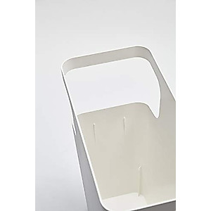 YAMAZAKI home Tower Side table and Trash can White - 3988