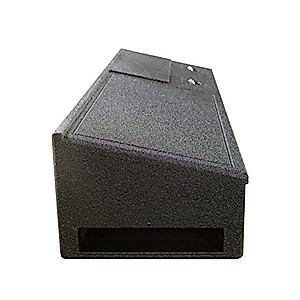 QPower QBGMCFF07208 8 Inch Dual Port Subwoofer Enclosure Box with Underseat Down Fire for GMC and Chevy Crew Cab 2007 to Current