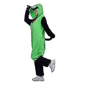 Invader Cosplay Zim Costume Unisex Onesie Pajamas Christmas Costume