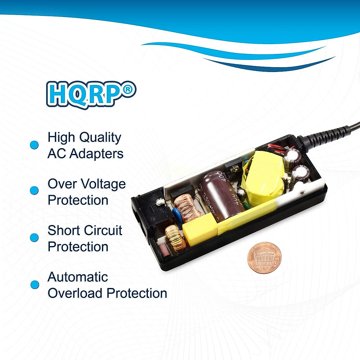 HQRP 19V AC Adapter Compatible with Petsafe Wireless Pet Containment System Transmitter RFA-374 PIF-300 650-231 Radio-Systems Power Supply Cord Adaptor Charger