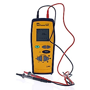 IDEAL INDUSTRIES INC. 61-795 Hand-held Insulation Tester, 250/500/1000V test voltages,Yellow, General Duty