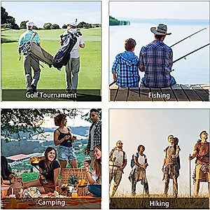 Beer Sleeve for Golf Bag, 7-Can Golf Beer Sleeve, Insulated Cooler Sleeve Holds Up to 7-Cans Beverages, Sling Cooler Fits Most Golf Bags Styles, Unique Golf Accessories Golf Gifts for Men