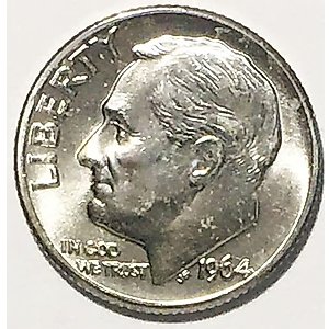 1964 D BU Silver Roosevelt Dime Choice Uncirculated US Mint
