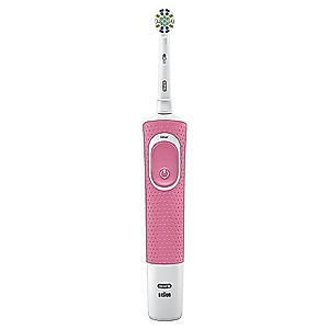 Oral-B Vitality FlossAction Electric Toothbrush with Replacement Brush Head, Pink
