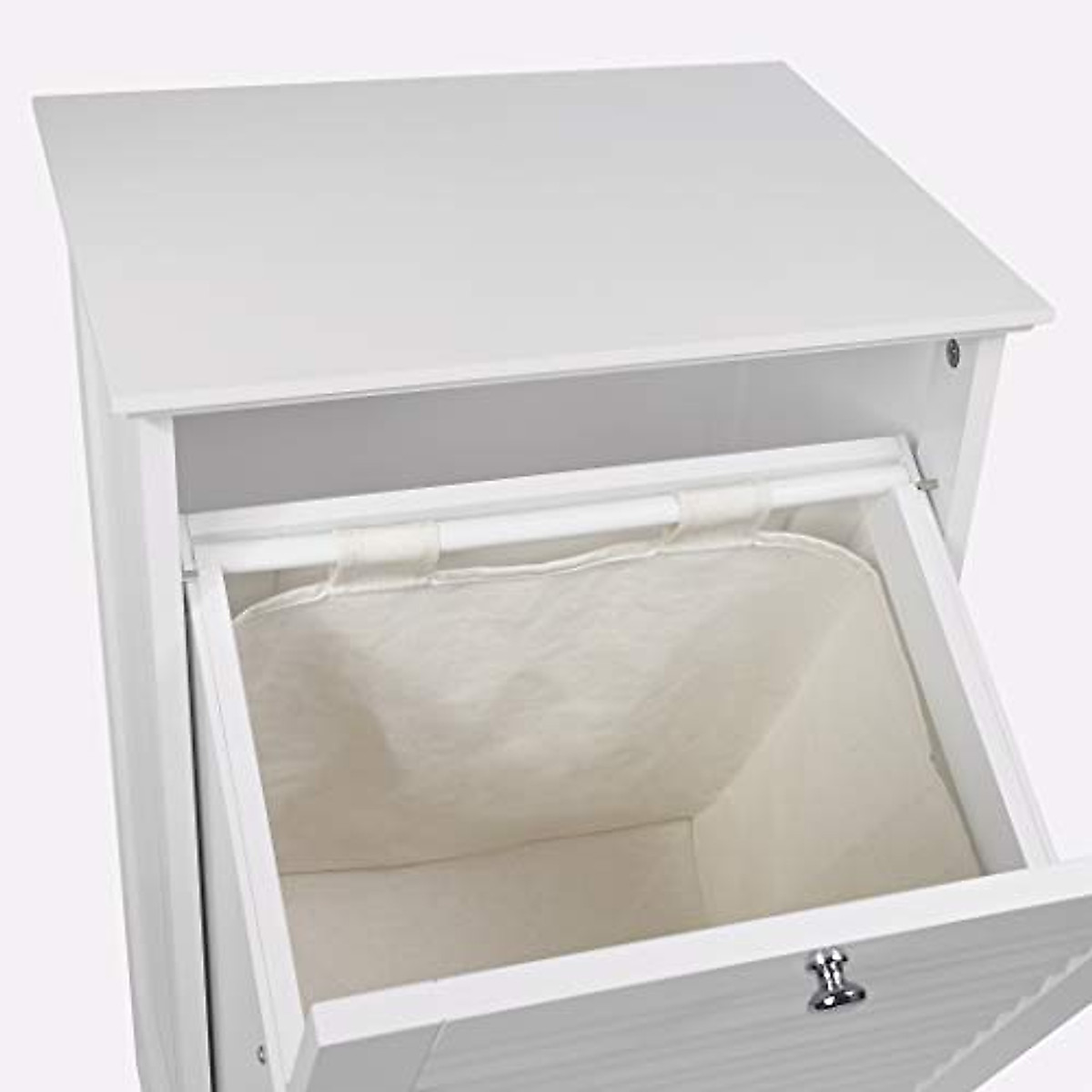 Ellsworth Tilt-Out Laundry Hamper, White