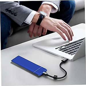 External Hard Drive, 64G Large Capacity Ultra Slim Hard Drive, Max Scalable Up to 2TB Hard Shockproof Anti-Drop Drive External USB3.1 Hard Drive Storage for PC, Desktop, Laptop, Harddrive