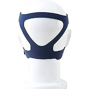 COONLINE CPAP Headgear Replaces Universal Ultralight Comfort Gel Full Mask Replacement Part Breath Machine Head Band Fit for Respironics Resmed Resmart Without Clips, Blue