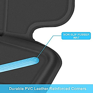 Car Seat Protector for Baby Child Car Seats, Shynerk Auto Seat Cover Mat for Under Carseat to Protect Automotive Vehicle Leather and Cloth Upholstery - Waterproof and Dirt Resistant - for SUV, Sedan