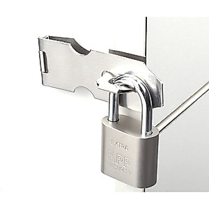 WANLIAN 40mm Compact Master Lock with 4 Keys, Champagne Gold