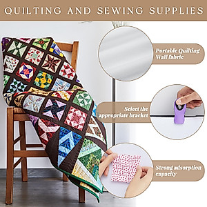 Buryeah 2 Pieces Quilt Design Wall Fabrics 72 in x 60 in Fabrics for Quilters Design Wall Quilting Wall Fabric Sewing Quilting Supplies for Quilt Fabrics Craft Sew Display Wall Double Sided Fleece