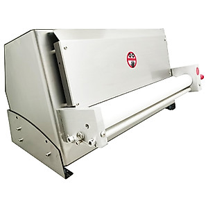 HQHAOTWU Commercial Pizza Dough Roller Sheeter, 19in Electric Pizza Dough Roller, 450W Stainless Steel Pastry Press Making Machine
