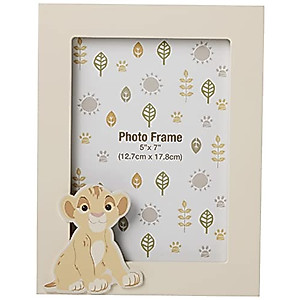 Disney Lion King Picture Frame with Character , 5x7 Inch (Pack of 1)