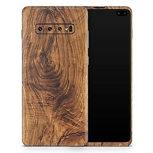 DesignSkinz Raw Wood Planks V11 Protective Vinyl Decal Wrap Skin Cover Compatible with The Samsung Galaxy S20 (Screen Trim & Back Glass Skin)
