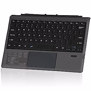 Rapoo XK200 Bluetooth Microsoft Surface Pro 7+/Pro 7/Pro 6/Surface Pro 5 (Pro 2017)/Pro 4 12.3 inch Tablet/Surface Pro 3 2014 Keyboard Case with Trackpad - Detachable Wireless Keyboard Type Cover