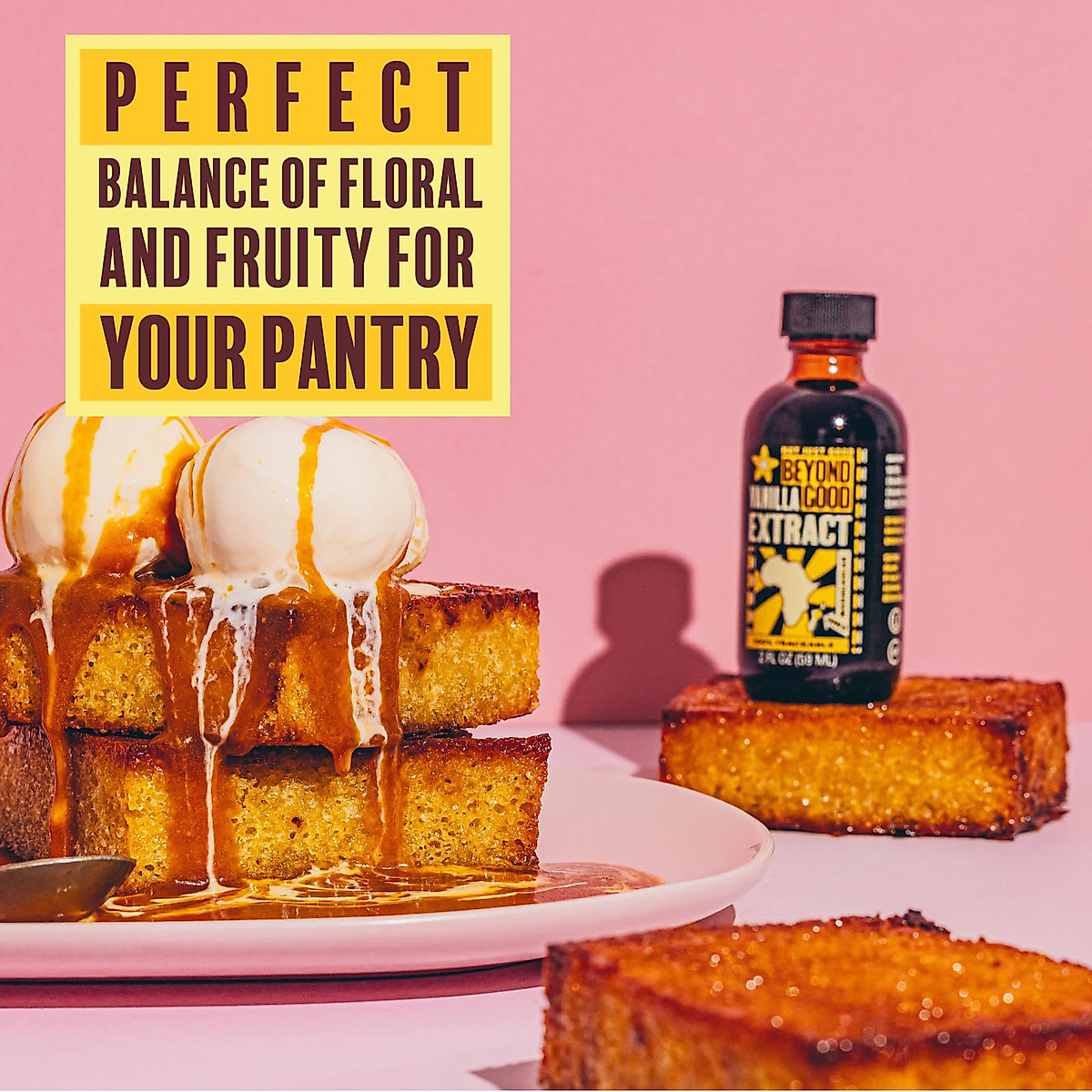 Beyond Good Pure Vanilla Extract | Madagascar Vanilla Extract | Made from All Natural Bourbon Vanilla Beans | For Baking, Desserts, Home Cooking and Chefs (2 fl oz)