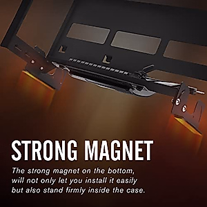 EZDIY-FAB PCIe 4.0 GPU Mount Bracket Graphic Card Holder Multi-Angle Adjustment, Video Card VGA Support Kit with PCIe 4.0 X16 Gen4 17cm/6.69in Riser Cable - Black