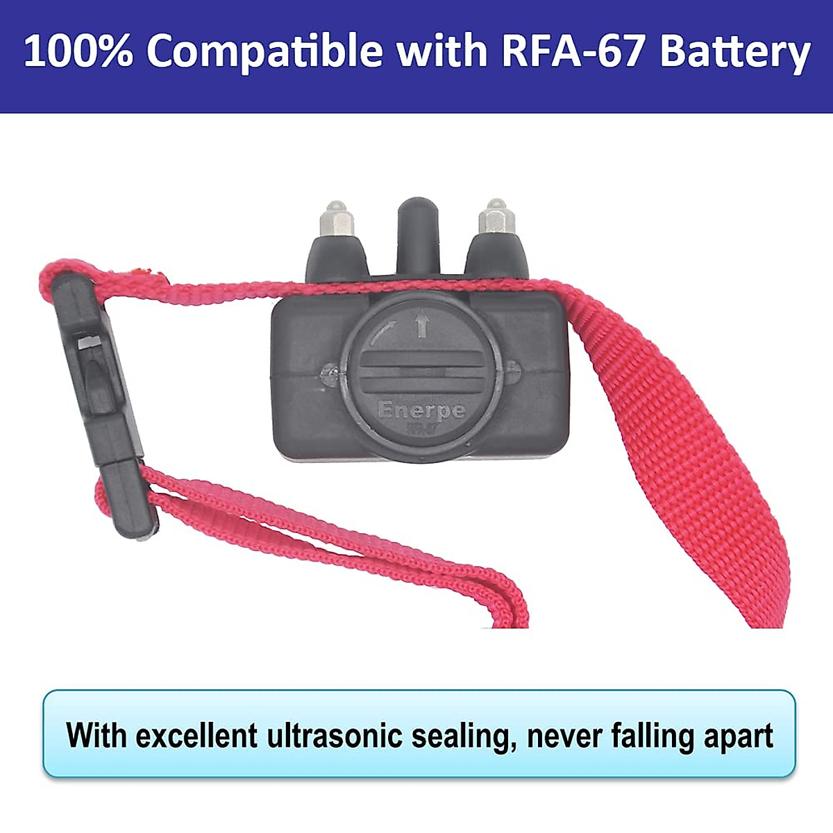 Enerpe RFA-67 RFA-67D-11 6V Replacement Battery Long-Lasting & High Capacity Compatible with PetSafe Electronic Collars Pack of 4