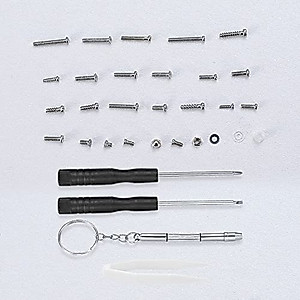 Eyeglasses Repair Kit, Sunglasses Repair Kit, Includes Glasses Screws and Screwdrivers, Glasses Nose Pads,Glasses Cloth, Tweezer, for Glasses, Sunglasses, Watch, Repair Kit - 500 Pcs