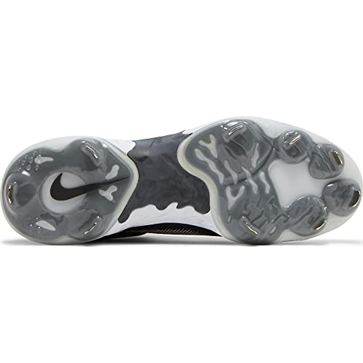 Nike Alpha Huarache Elite 3 Mid White/BlackMen's Baseball Cleat (us_Footwear_Size_System, Adult, Men, Numeric, Medium, Numeric_15)