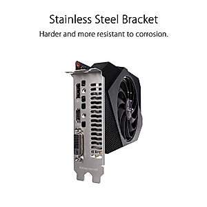 ASUS Phoenix NVIDIA GeForce GTX 1650 OC Edition Gaming Graphics Card (PCIe 3.0, 4GB GDDR6 Memory, HDMI, DisplayPort, DVI-D, Axial-tech Fan Design)