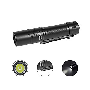 ThruNite Archer Pro V2 EDC Flashlight - 950 Lumens, USB-C Rechargeable, Tail Switch LED Penlight for Camping, Outdoor & Emergency - Cool White (Black)