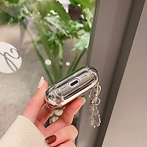 AOLABOKY Fragment Daisy and Pendant Wireless Bluetooth Headset case for Airpods 1 2 pro case Earphone Silicon Cover for Women Girls' Gifts (airpods pro-B1)