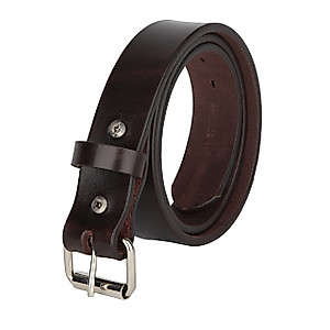 1791 GUNLEATHER Gun Belt - Gun Holster Belt - Heavy Duty 14 oz Leather Gun Belt, EDC Belt, Signature Brown 44 (Size 40 Pants)