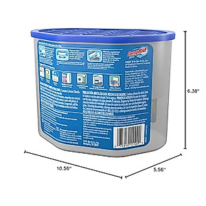 DampRid Fresh Scent Disposable Moisture Absorber, 10.5 oz., 3 Pack – Attracts & Traps Excess Moisture, Eliminates Musty Odors, Creates Fresher, Cleaner Air, White