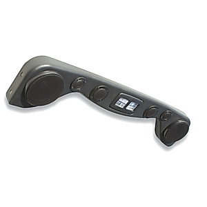 Vertically Driven 792501 6 Speaker Sound Bar Wrangler 87-02,Black